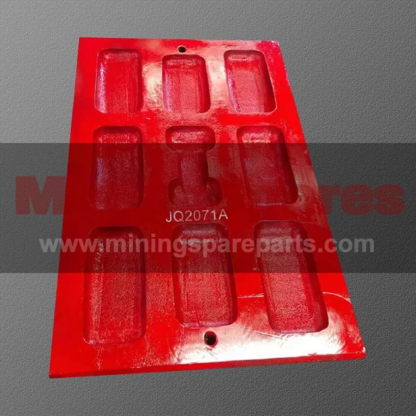 MinYu Swing Jaw Plate JQ2071A and Fix Jaw Plate JQ1181A- Crusher parts ...
